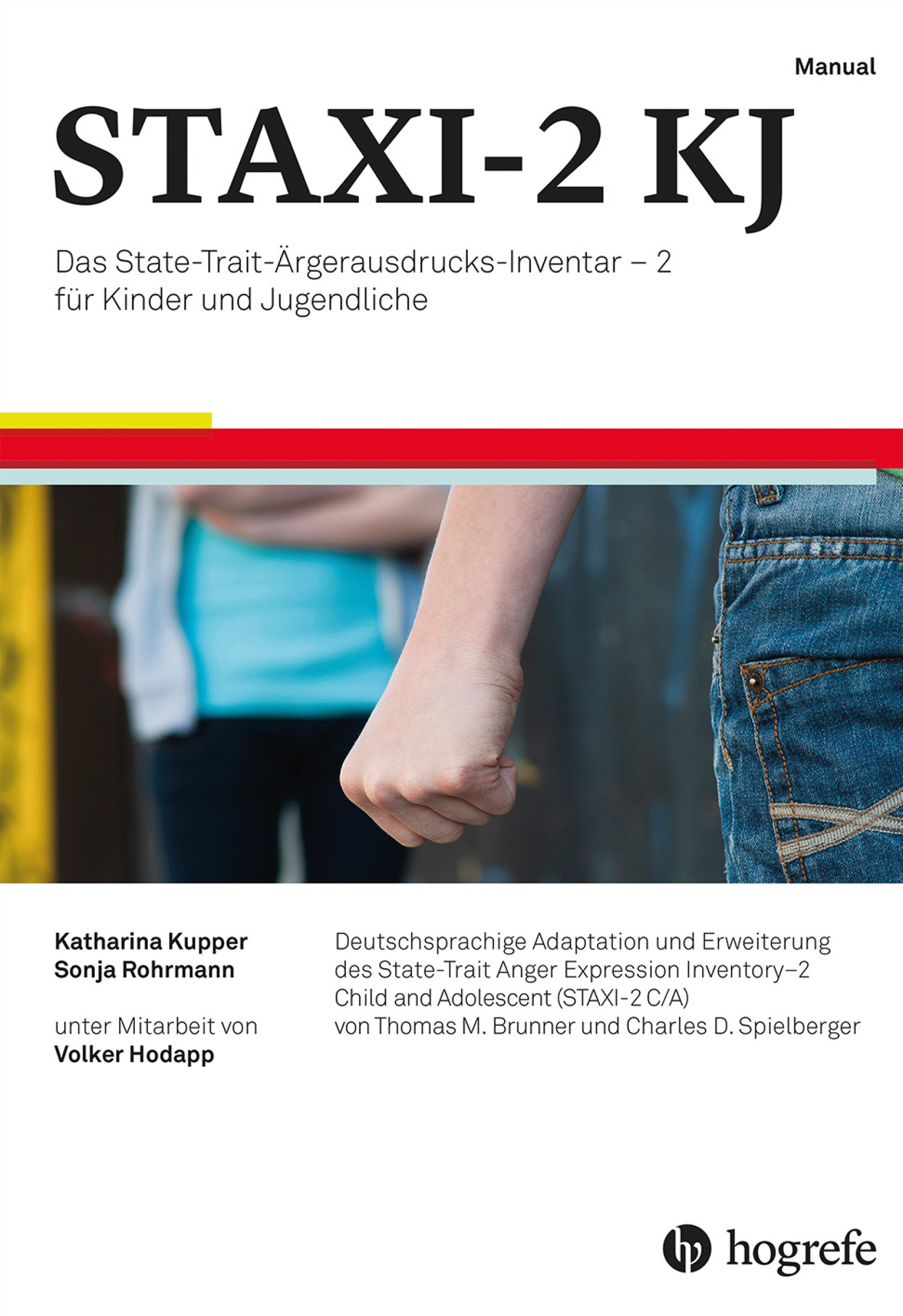 STAXI-2 KJ - Test komplett bestehend aus Manual, 10 Fragebogen ...