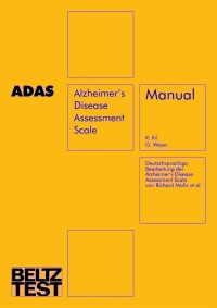 ADAS - Alzheimer's Disease Assessment Scale | Hogrefe