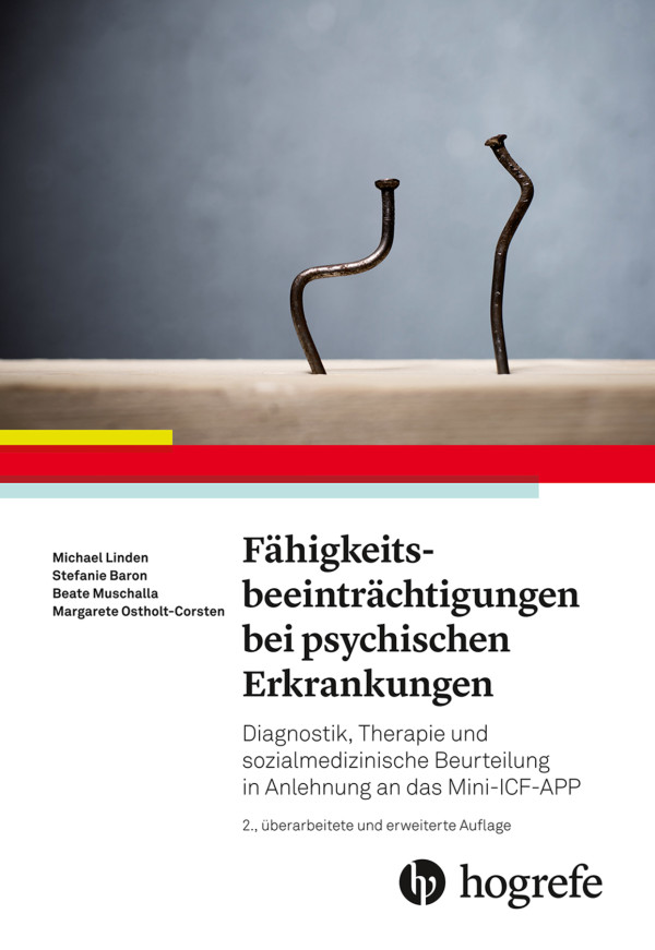 Fähigkeitsbeeinträchtigungen bei psychischen Erkrankungen - 2022 - Diagnostik, Therapie und ...