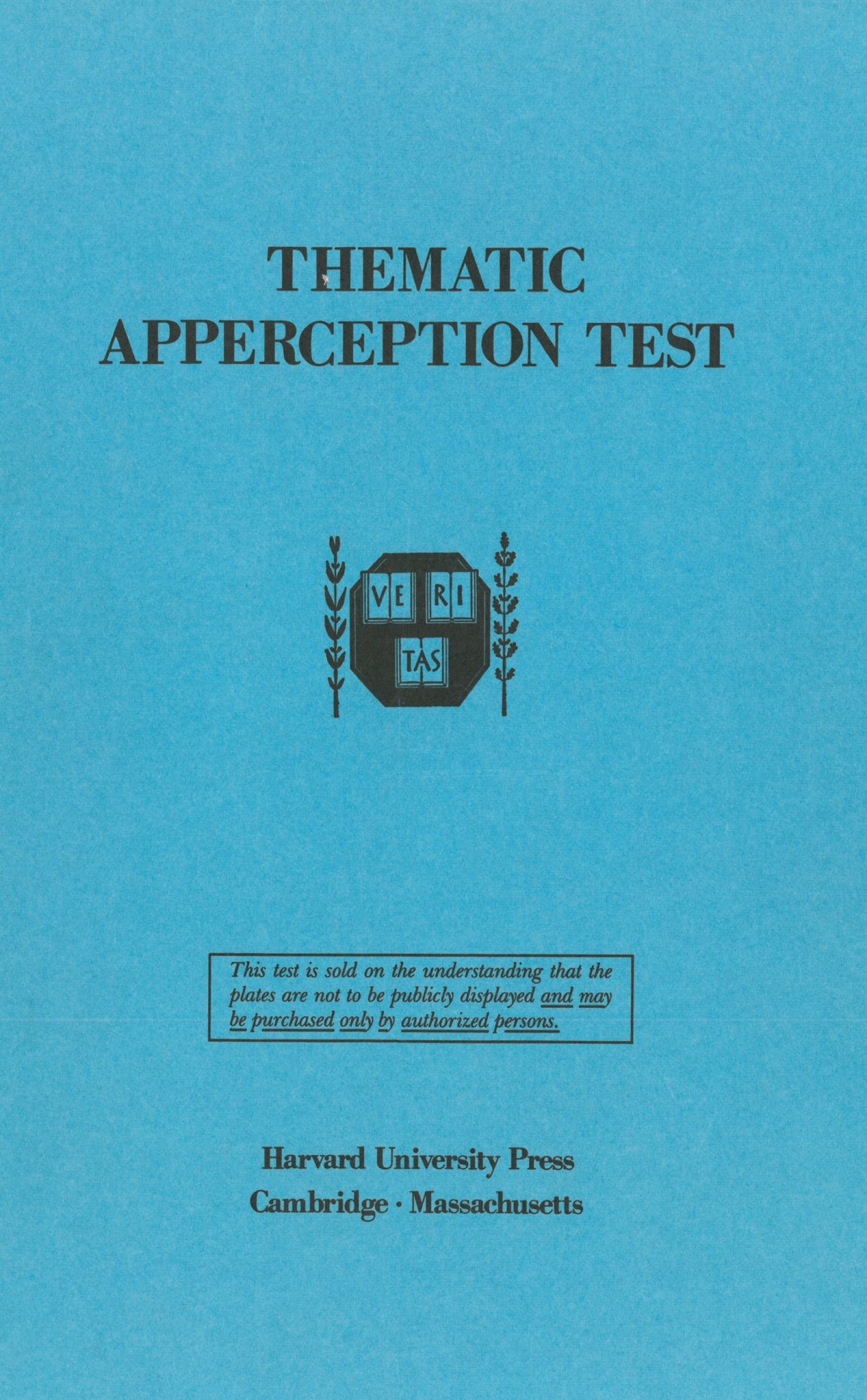 TAT - Thematic Apperception Test – Hogrefe Psykologisk Forlag