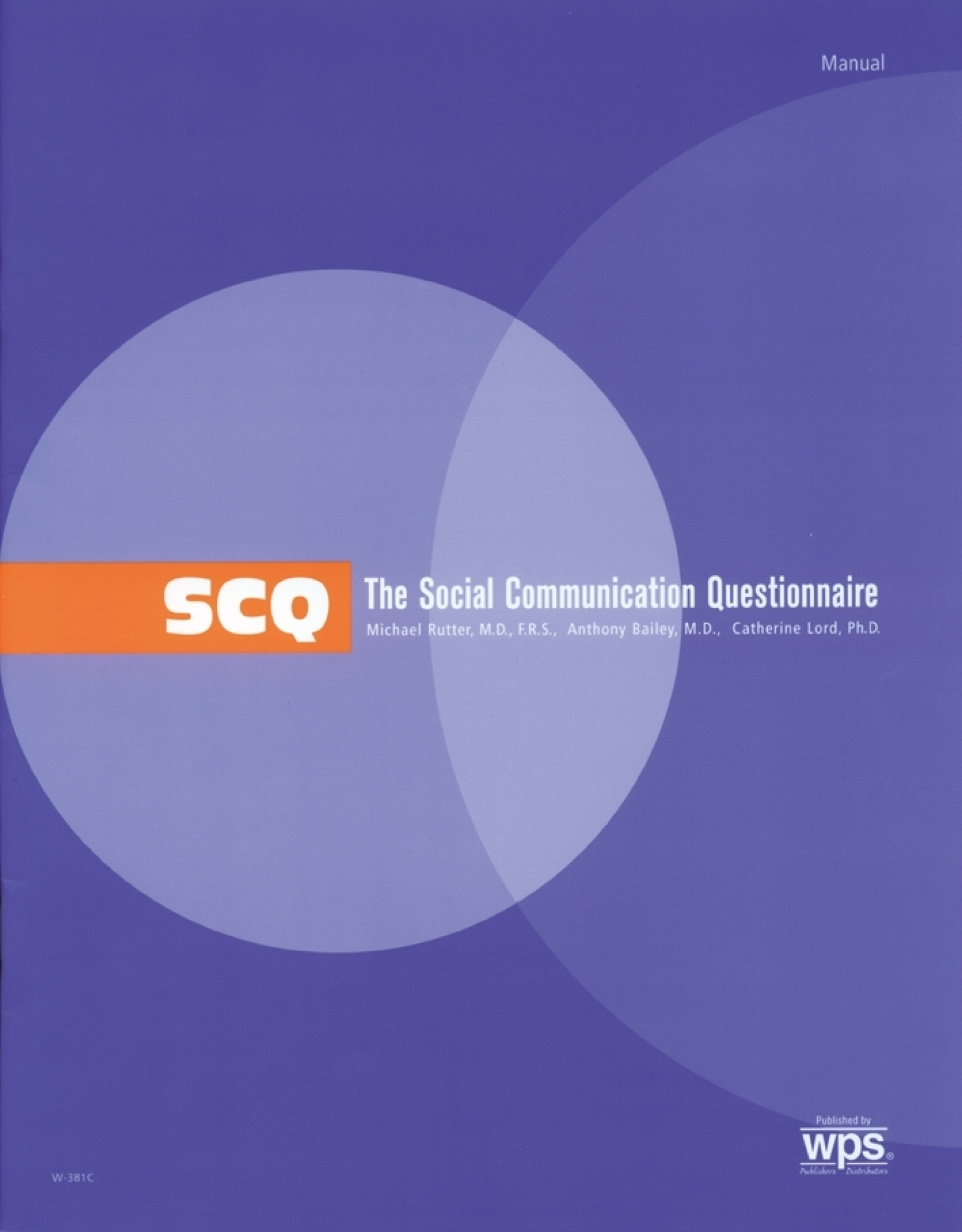 SCQ - Social Communication Questionnaire – Hogrefe Psykologisk Forlag