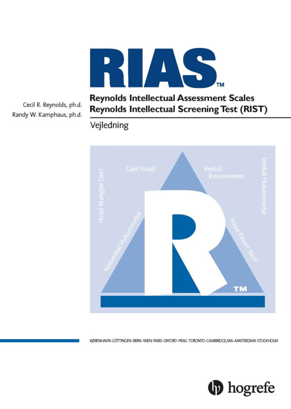 RIAS - Reynolds Intellectual Assessment Scales & RIST (screening ...