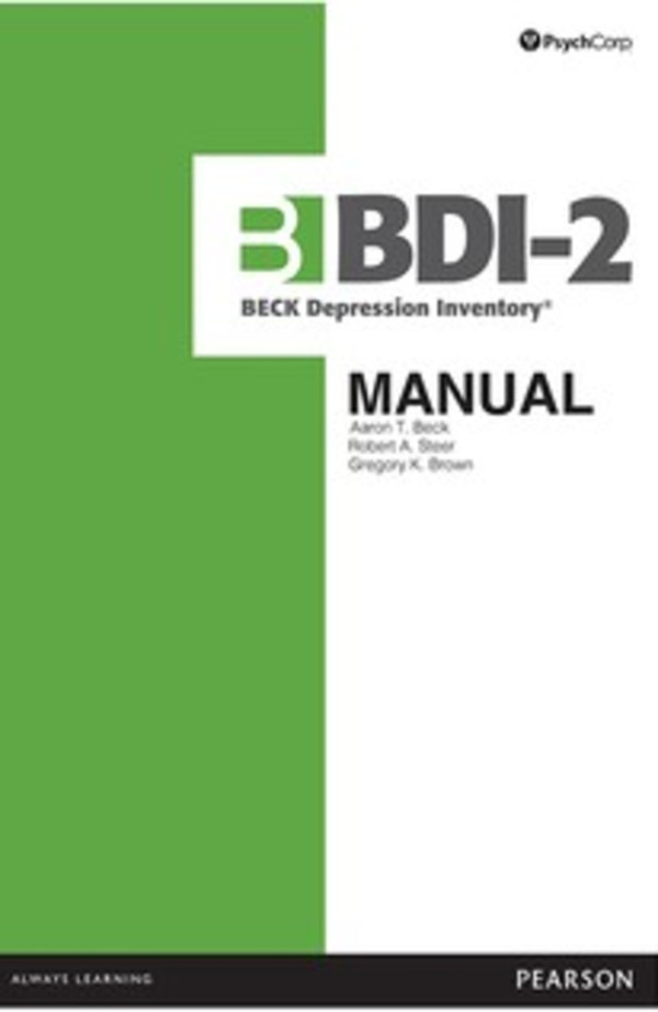 BDI-2 - Beck Depression Inventory®-2 – Hogrefe Editora