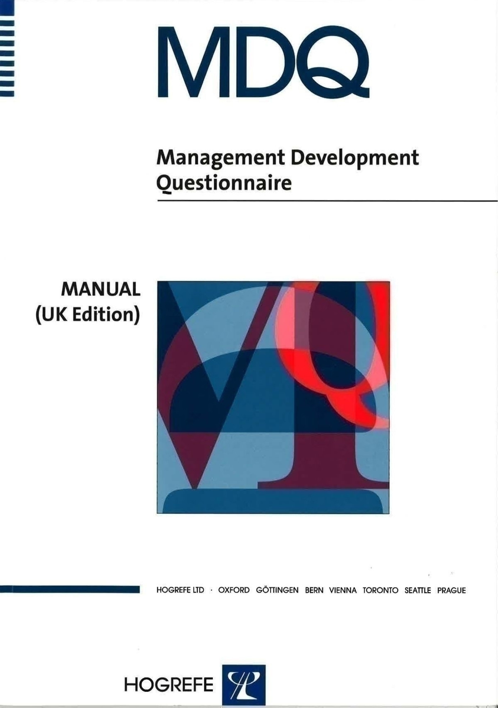 MDQ - Management Development Questionnaire (MDQ) – Hogrefe - Online ...