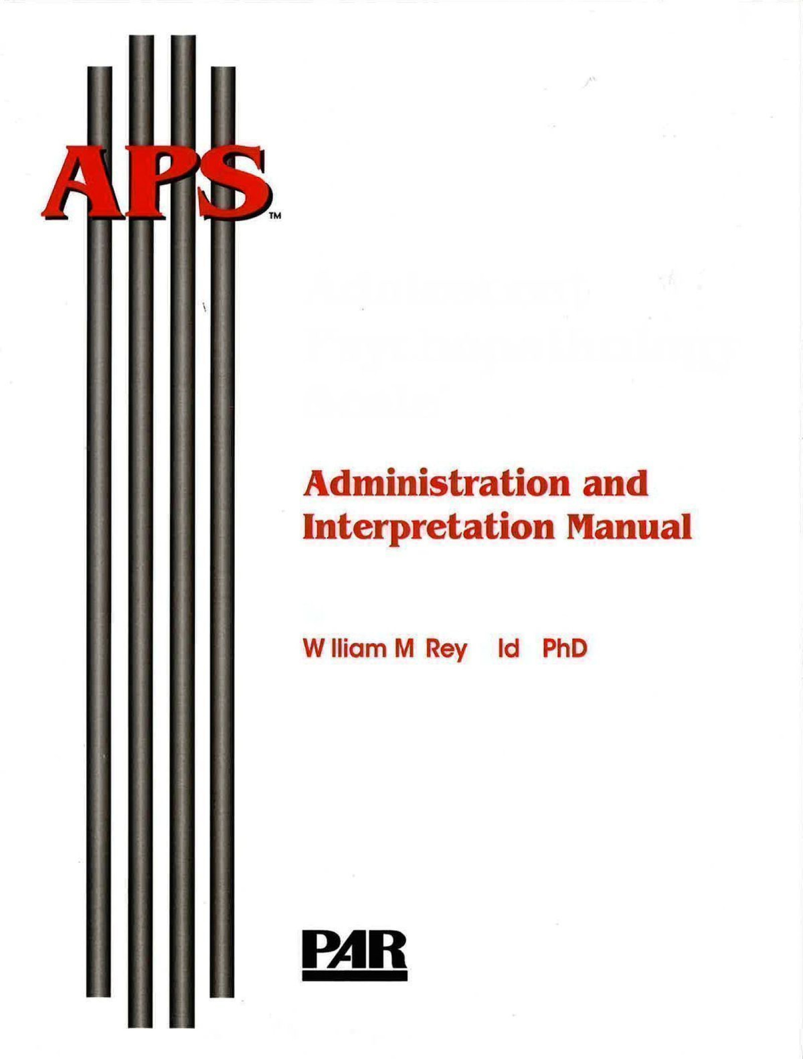 APS - Adolescent Psychopathology Scale (APS) – Hogrefe - Online testing ...