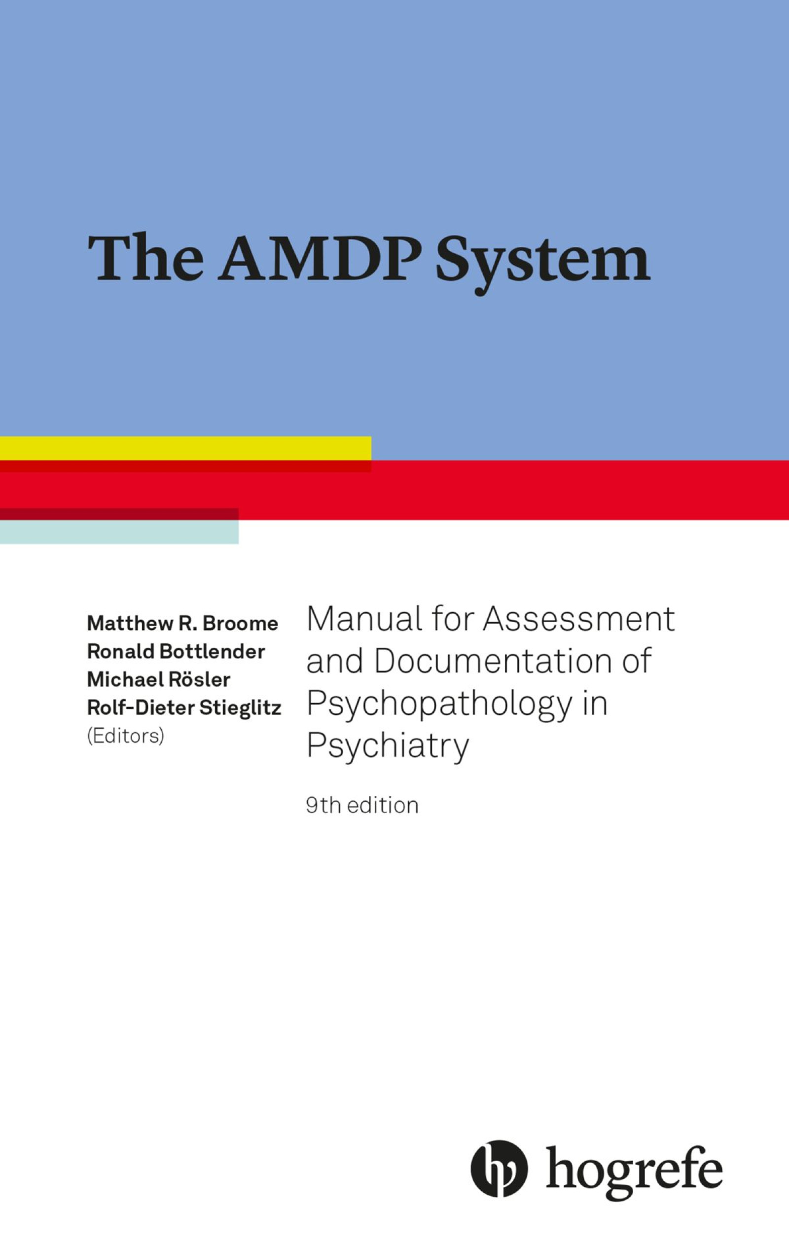 The AMDP System - 2018 - Manual for Assessment and Documentation of ...