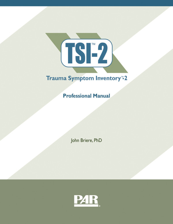 TSI-2 - Trauma Symptom Inventory, Second Edition (TSI-2) – Hogrefe ...